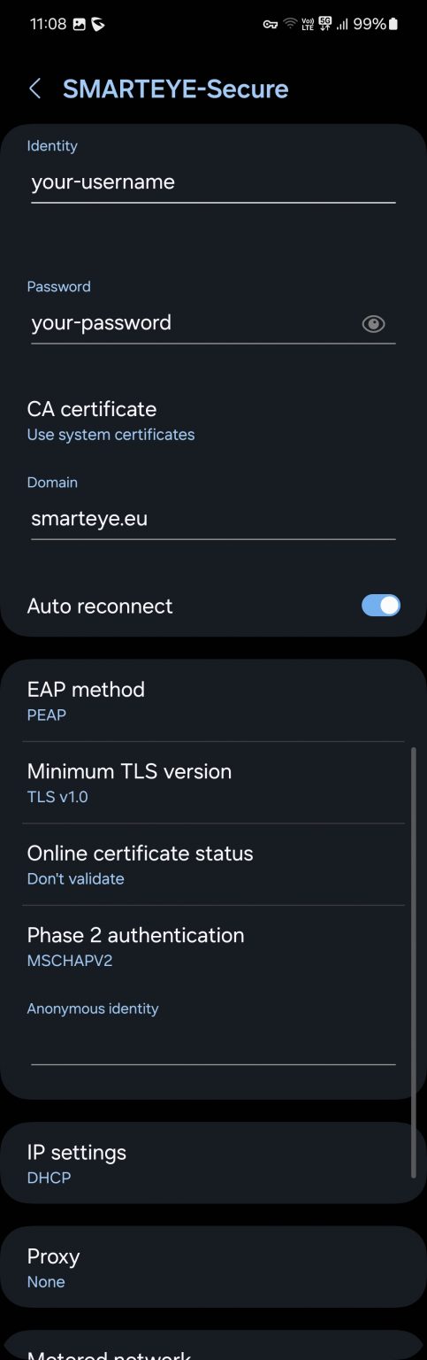 SMARTEYE-Secure – How to connect a device automatically to the internet ...
